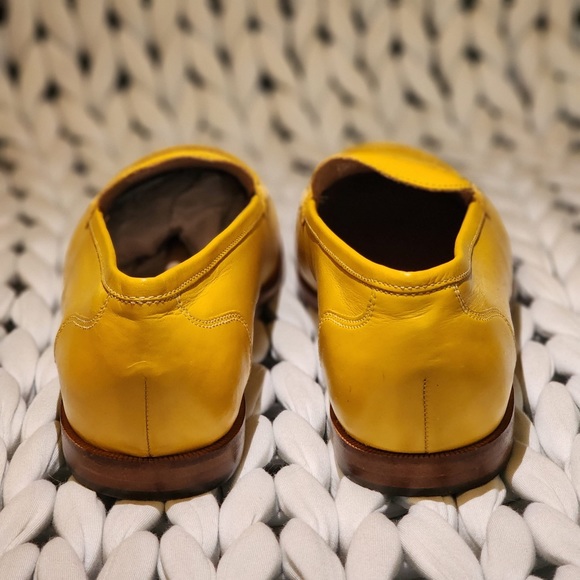 J. Crew | Shoes | J Crew Womens Yellow Leather Loafers | Poshmark